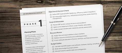 An Erp Implementation Checklist For Success From Foundation To Finish