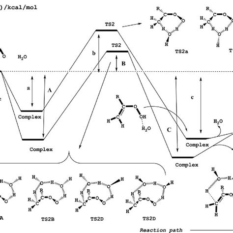 Schematic Potential Energy Surface For The Hydrogen Atom Transfer