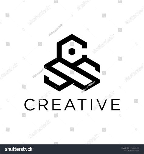 Css Letter Monogram Logo Design Template Stock Vector Royalty Free 2236887437 Shutterstock