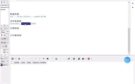 oracle 数据类型 哔哩哔哩 bilibili