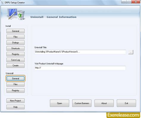 Screenshots Of Setup Creator To Make Exe File Installation Package For Software