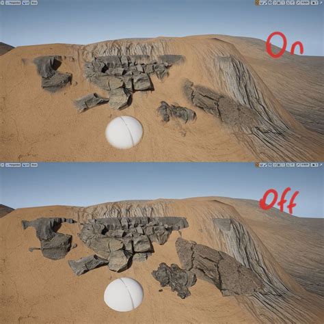 Terrain Mesh Normal Blending With Virtual Textures Guide