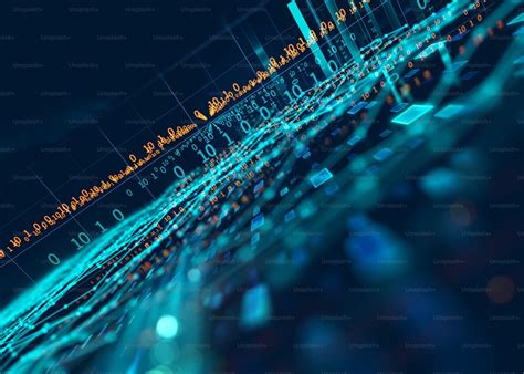 Digital Code Number Abstract Background Represent Coding Technology