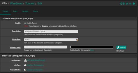 Guide Setup A Wireguard Tunnel To Vpn Provider Multiple Vpn Tunnel