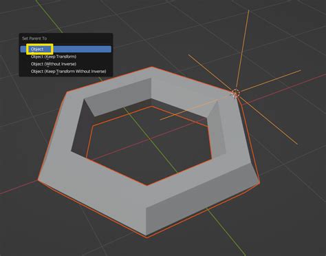 Modeling Move Object S Single Vertex To A Precise Position While Whole Object Moves Along With