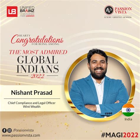 Nishant Prasad On Linkedin Extremely Humbled To Have Been Considered Being Worthy Of Being