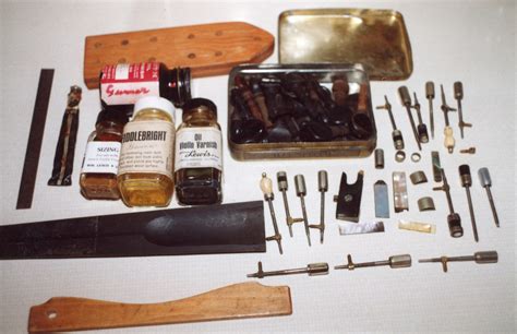 Utstyr Bruka Til å Lage Feler Med Dette Er Frå Verkstaden Til Gunnar Helland Chippewa Falls