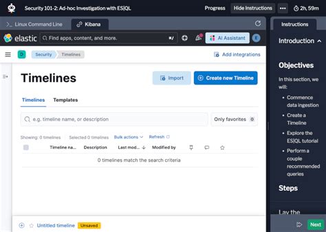 elastic security ad hoc investigation with es ql elastic