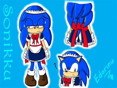 Maid Sonic By Edorinu On Deviantart