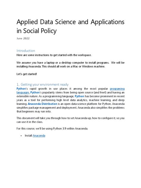 Anaconda Installation Guidelines Pdf Python Programming Language Installation Computer