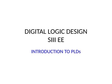 Programmbale Logic Devices44444441pptx