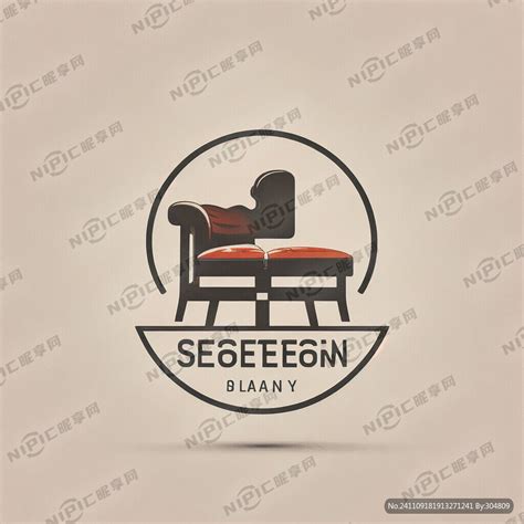 Ai创作图标志 家具行业 时尚简约 昵图网