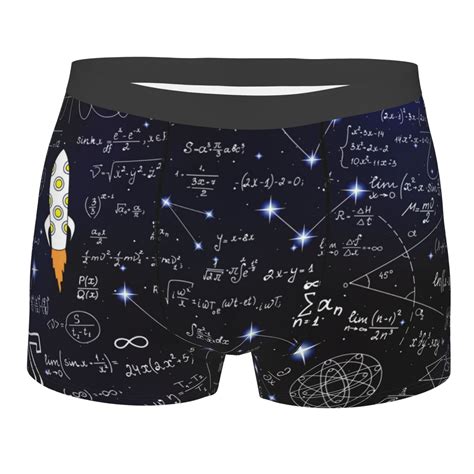 Disketp Physical Formulas Mens Boxer Briefs Soft And Breathable Cotton