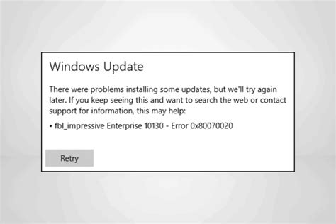 fix windows update error 0x80070020 techcult