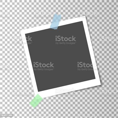 스티커 테이프 투명 배경에 그림자와 사진 프레임 복고풍 0명에 대한 스톡 벡터 아트 및 기타 이미지 0명 벡터 인사하기 Istock