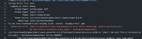 trying to generate a webpage after cloning the repo but keep getting