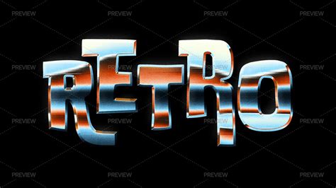 Metallic Text Effect By Pixelbuddha Graphics Motion Array