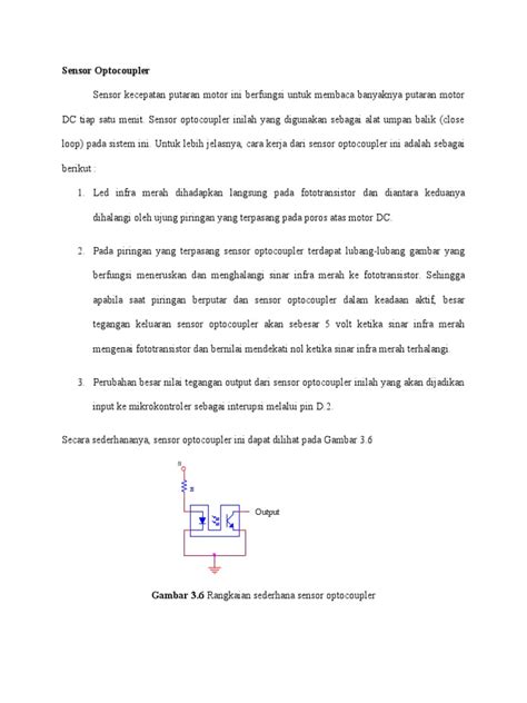 Sensor Optocoupler Pdf