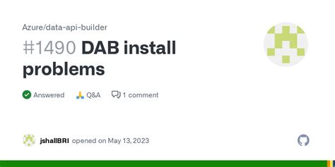 Dab Install Problems Azure Data Api Builder Discussion Github