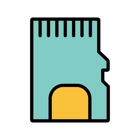 Memory Card Vector Icon 349709 Vector Art At Vecteezy