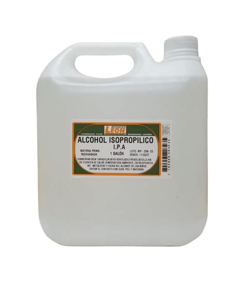 Alcohol Isopropilico Ipa Laboratorios Léon Sa