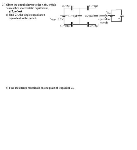 solved 3 given the circuit shown to the right v has