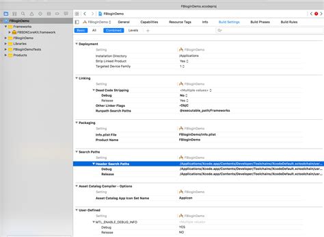 Ios Facebook SDK With React Native No Framework Search Path Stack Overflow