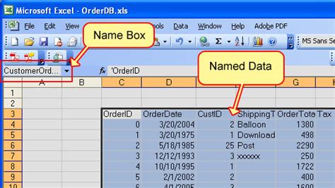 Setting Up An Excel File For Database Access Member Login Area