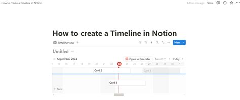 How To Make A Timeline In Notion To Organize Your Projects