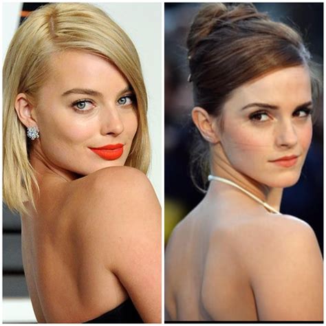 Margot Robbie Vs Emma Watson Rcelebbattles