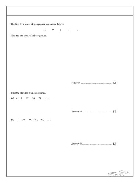 sequences 2019 maths 0580 p2 pdf