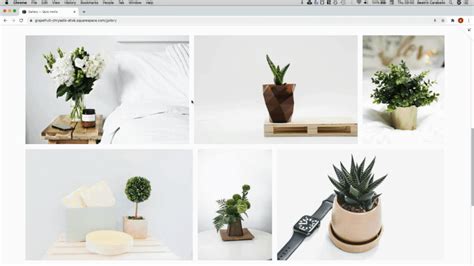 Simple Caption Rollover 71 Gallery Section Grid Strips • Squarespace Coding Tutorials