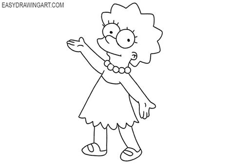 Lisa Simpson Drawing