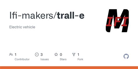 GitHub Ifi Makers Trall E Electric Vehicle