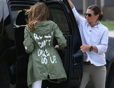 On Her Way To Border Melania Trump Wore Jacket That Said ‘i Really