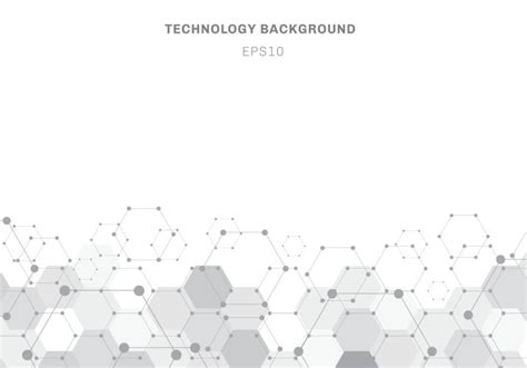 Molecule Structure Abstract Tech Background Vector Image