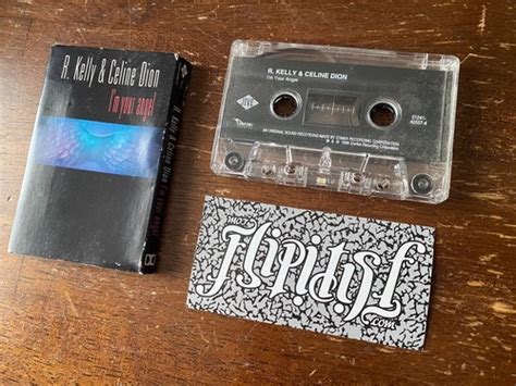Vtg 1998 R Kelly And Celine Dion Im Your Angel Cassette Tape Music Jive