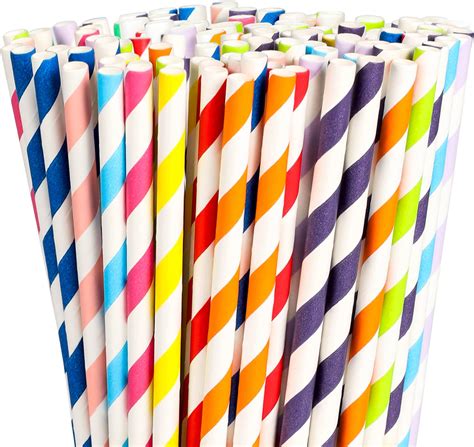 350 Count Kingseal Disposable Paper Drinking Straws