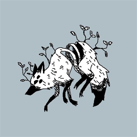 Pixilart Creepy Wolf Base By Lessomelon2