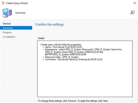 Create SCCM Query Find Device From BIOS GUID HTMD Blog