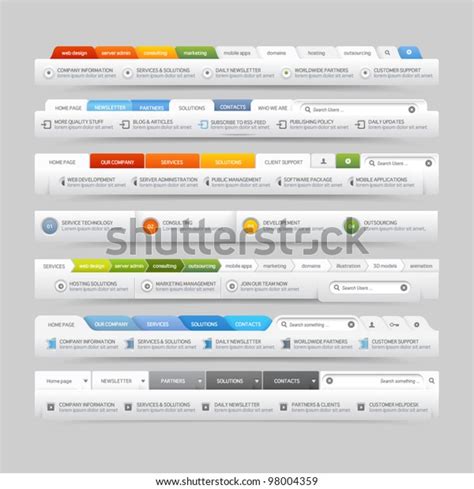 Tab Templates Images Stock Photos Vectors Shutterstock