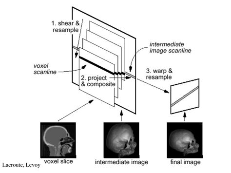 Ppt Volume Rendering And Shear Warp Factorization Powerpoint