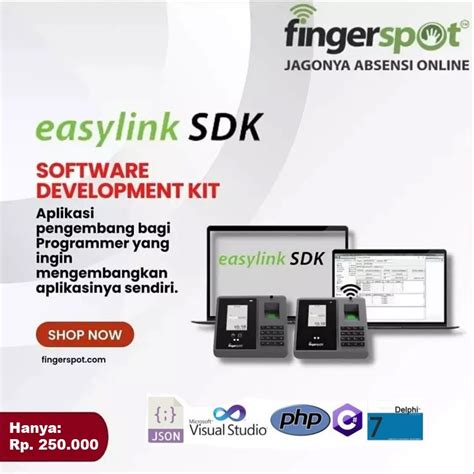 Jual Software Development Kit SDK Mesin Absensi Fingerspot Easylink SDK Shopee Indonesia