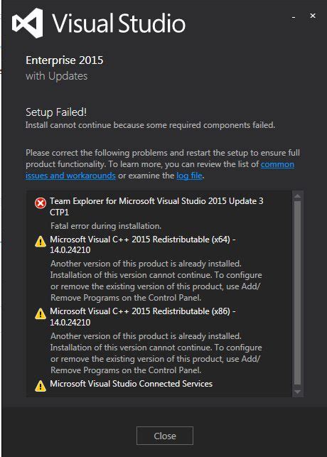 Windows Getting Error During Installation Of Visual Studio Stack Overflow