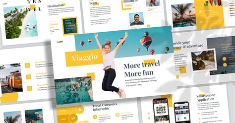 Viaggio Шаблон Keynote для путешествий Шаблоны презентаций Включая турист и лето Envato