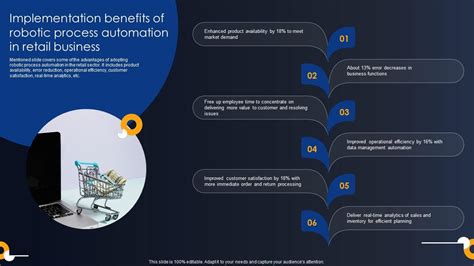 Implementation Benefits Of Robotic Process Developing Rpa Adoption Strategies Ppt Template