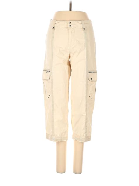 Assorted Brands Solid Tan Ivory Cargo Pants Size 16 45 Off Thredup