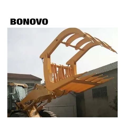 Powerful Grab Loader Grab Grass Grab For 2 5t Loader Loader Grab And