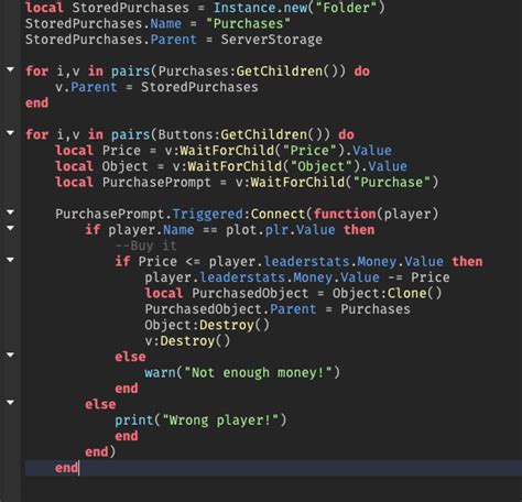 Tycoon Make It So Only The Owner Can Buy Button Help Scripting
