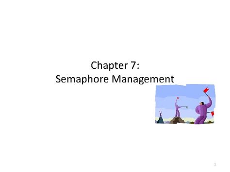 chapter 7 semaphore management 1 semaphores a 16